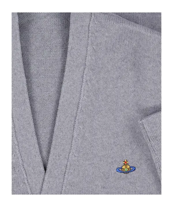 VIVIENNE WESTWOOD Orb Button-up Cardigan - Gray