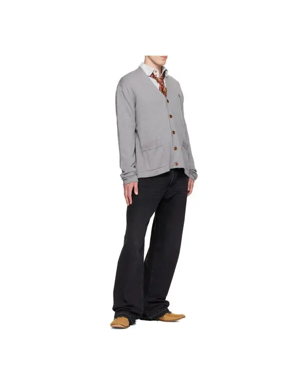 VIVIENNE WESTWOOD Orb Button-up Cardigan - Gray
