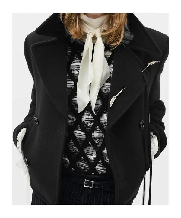 ANN DEMEULEMEESTER Carlos Diamond Stitch Sweater