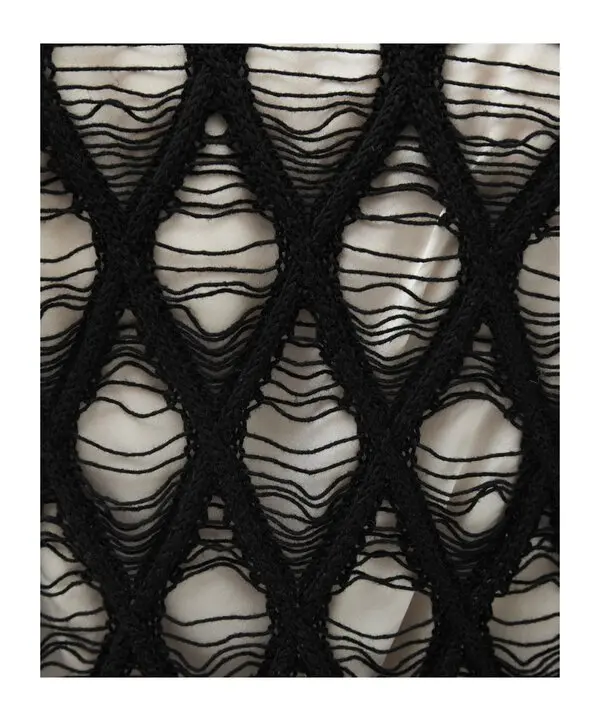 ANN DEMEULEMEESTER Carlos Diamond Stitch Sweater