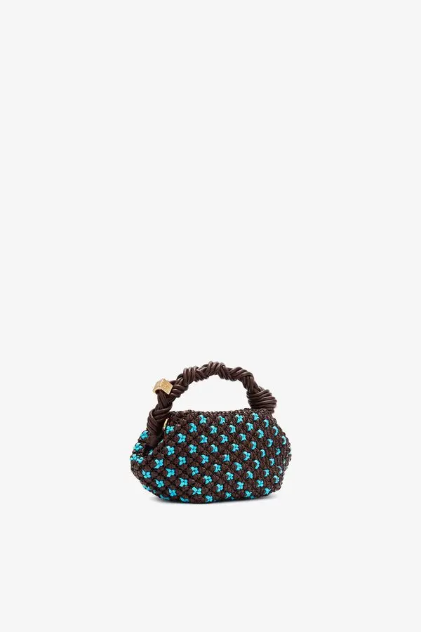 GANNI Braided Mini Bag - Black