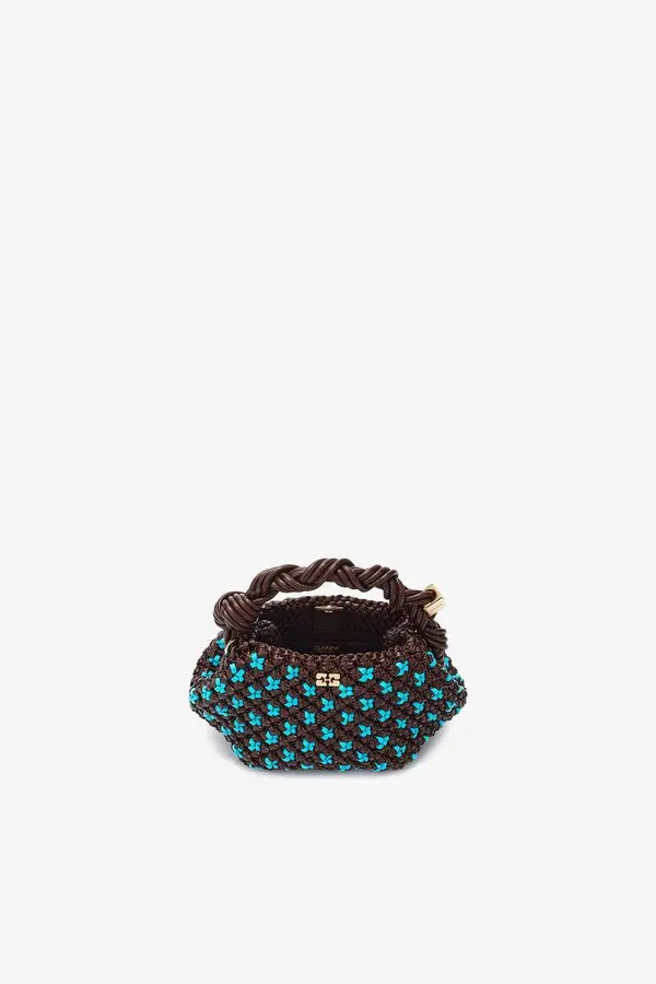GANNI Braided Mini Bag - Black