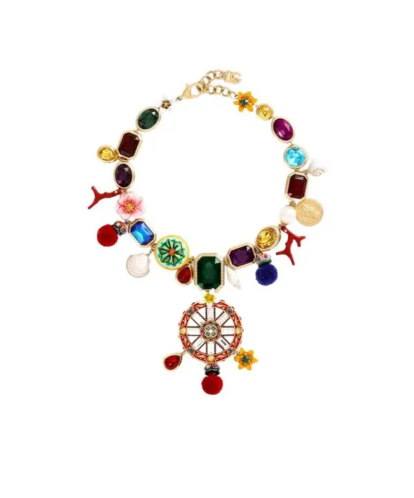 Dolce & Gabbana Carreto Wheel Necklace