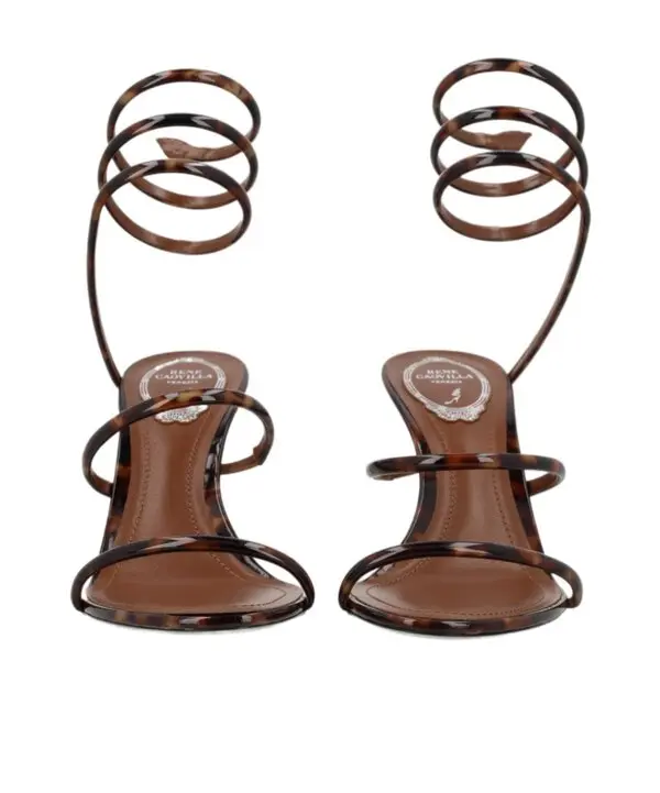 Rene Caovilla Spiral-strap High-heel Sandals