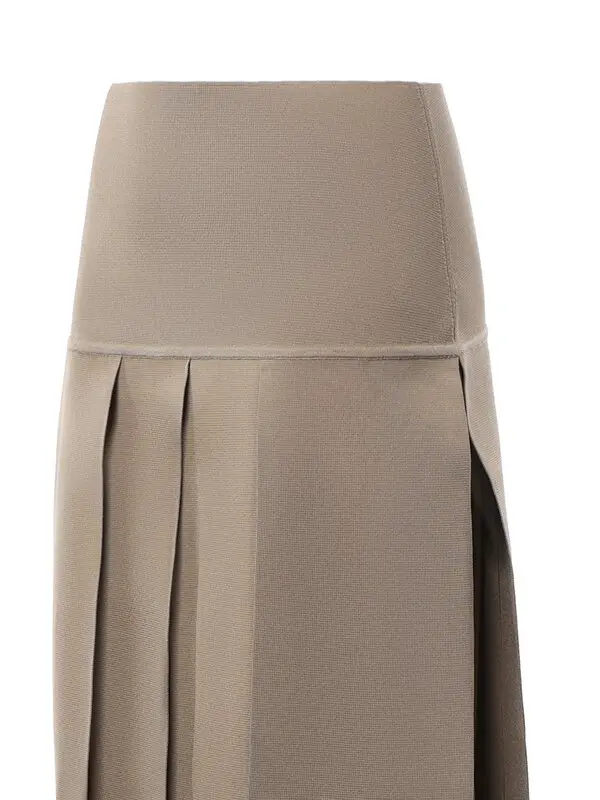 Alaïa Pleated Maxi Skirt