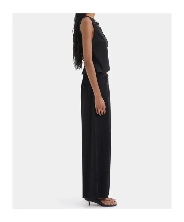 SIR. Beatrice Pleated-detailing Wide-leg Trousers