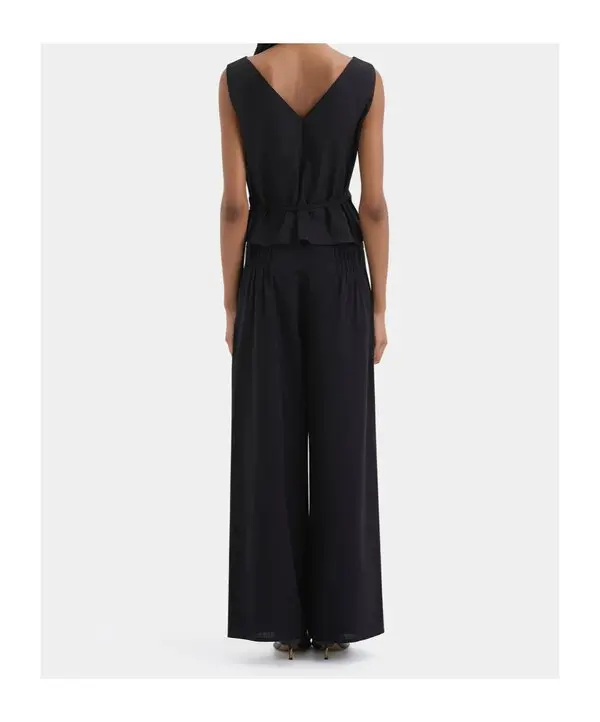 SIR. Beatrice Pleated-detailing Wide-leg Trousers