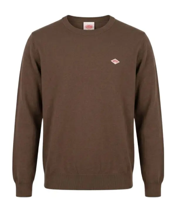 DANTON Crew Neck Sweatshirt - Brown