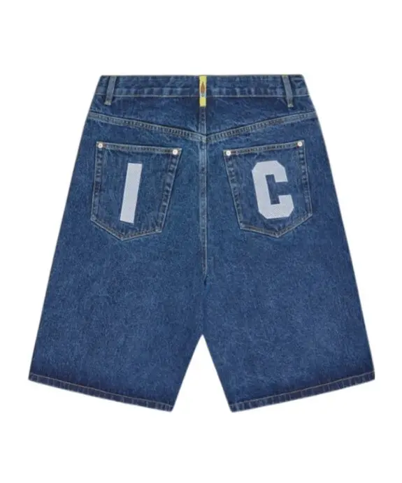 ICECREAM Running Dog Denim Shorts