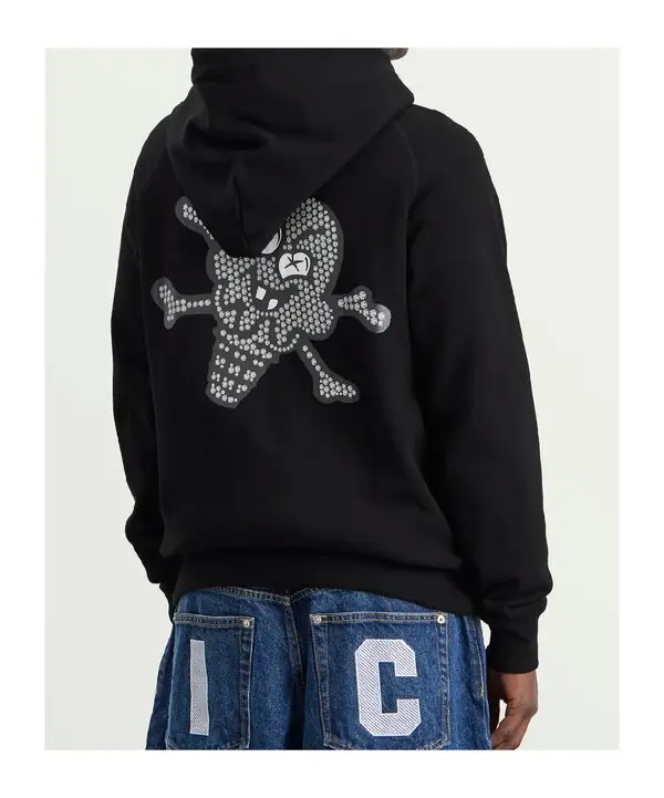 ICECREAM Glitter Running Dog Zip Through Hood