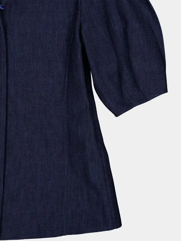 Gabriela Hearst Sansi Puffed-sleeve Top