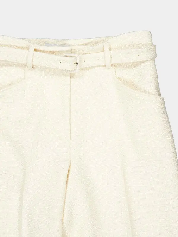 Gabriela Hearst Norman Pleated Tailored Trousers