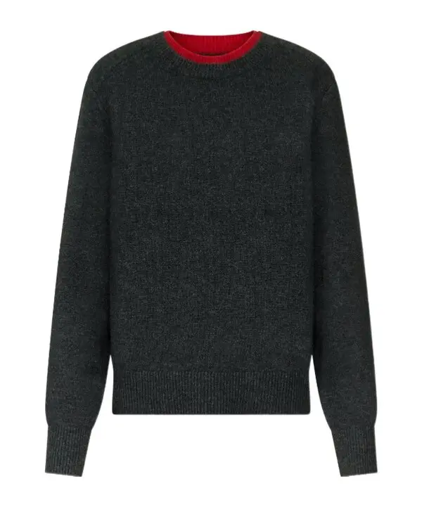 Loulou De Saison Otis Bicolor Cashmere Sweater