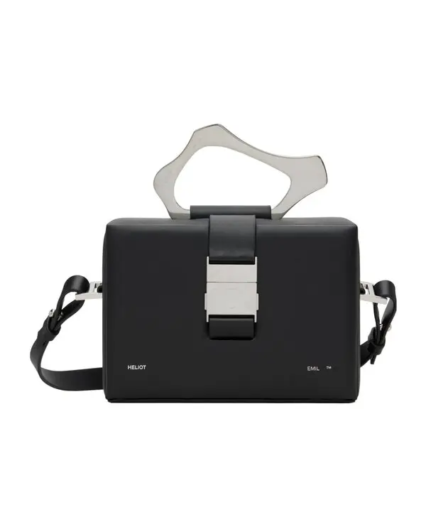 HELIOT EMIL Solely Logo Box Bag - Black