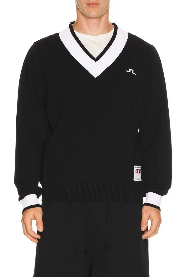 J. Lindeberg 30y Nikolas Knit Sweater - Black