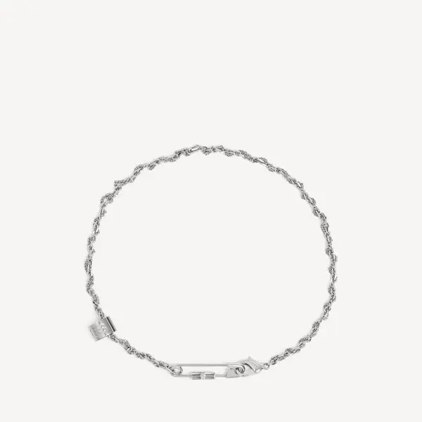 Balenciaga Diy Pin Necklace - Silver