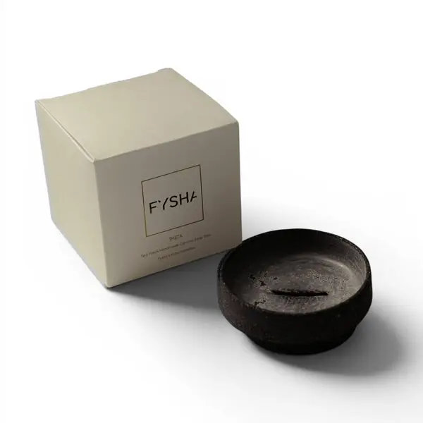 FYSHA Theta Two-piece Handmade Ceramic Soap Dish