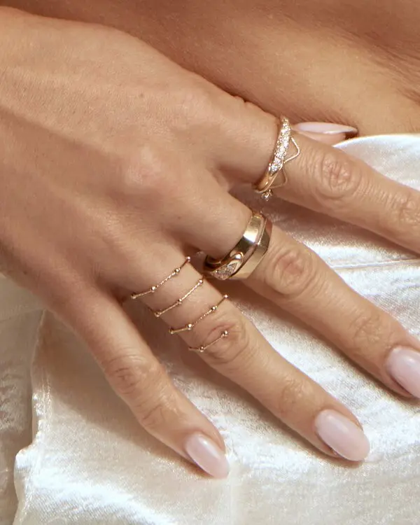 RITIQUE 18k Planeti Wire Petite Spiral Ring