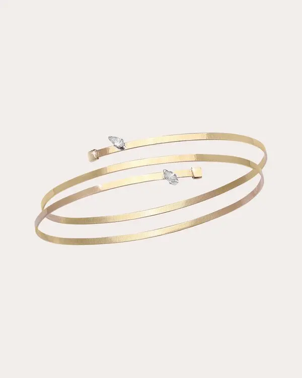 RITIQUE Diamond Neo Mini Mélange Bracelet In 18k Yellow And Titanium