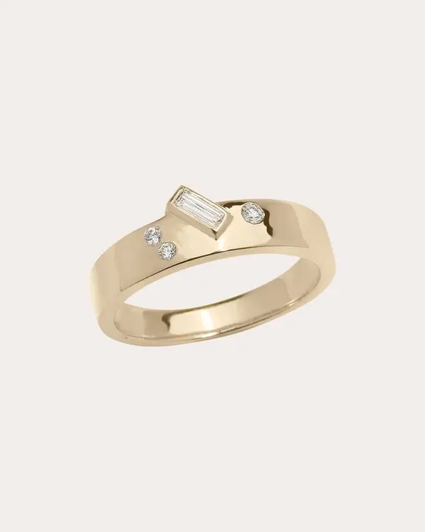 RITIQUE Diamond Mosaic Mini Mélange Band Ring