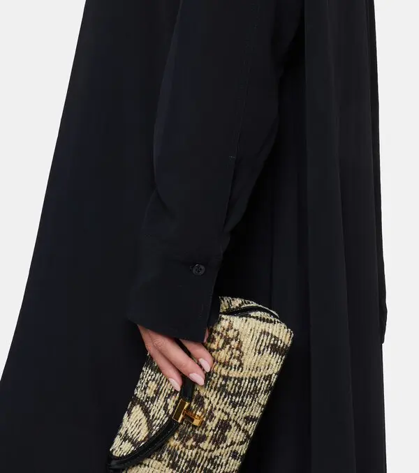 TOTEME Tie-neck Maxi Dress