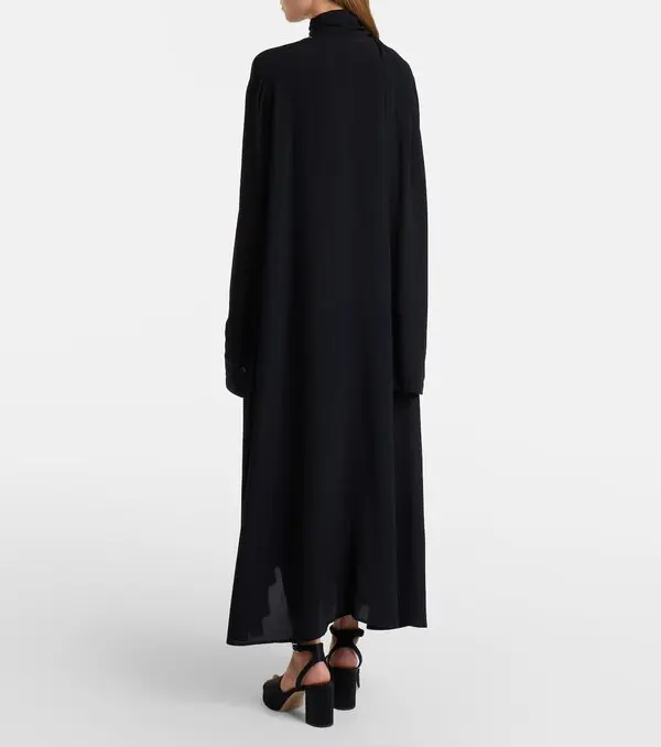 TOTEME Tie-neck Maxi Dress