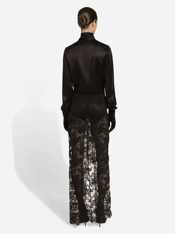 Dolce & Gabbana Silk Satin Blouse