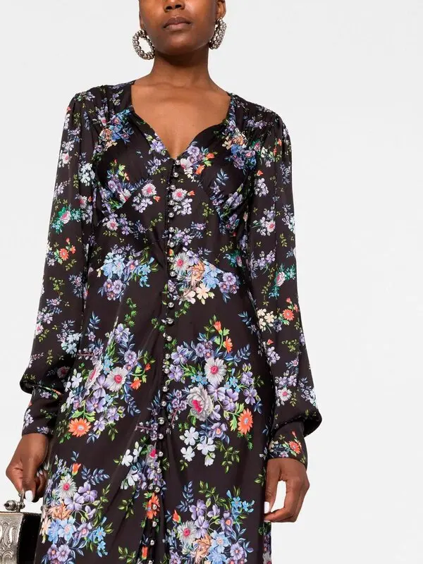 Rabanne Maxi Long Sleeved Dress
