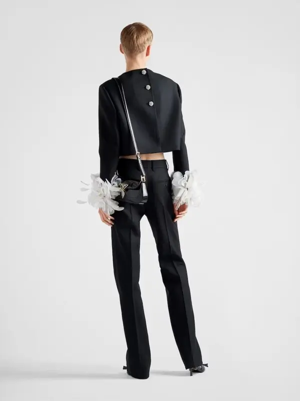 Prada Classic Wool Straight-leg Trousers