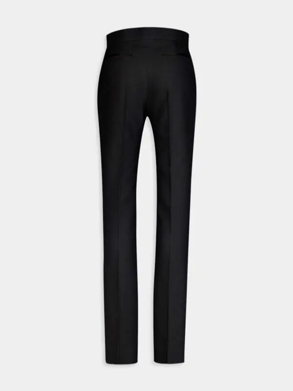 TOM FORD Straight-leg Silk-blend Trousers