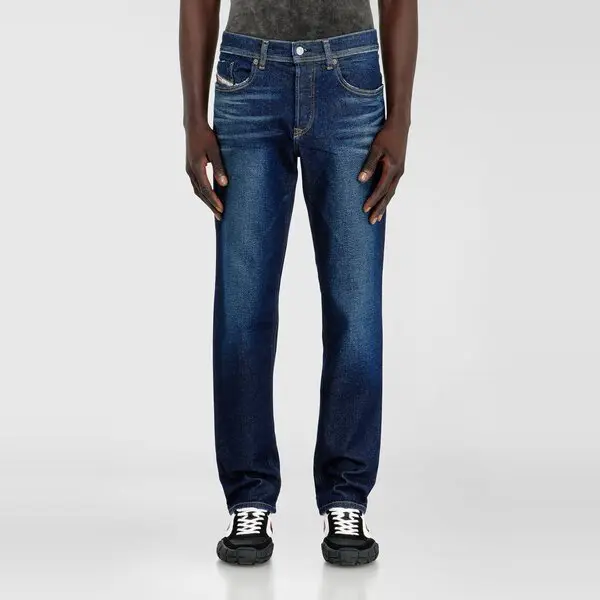 DIESEL® D-definitive Regular Waist Button Fly Jeans - Blue