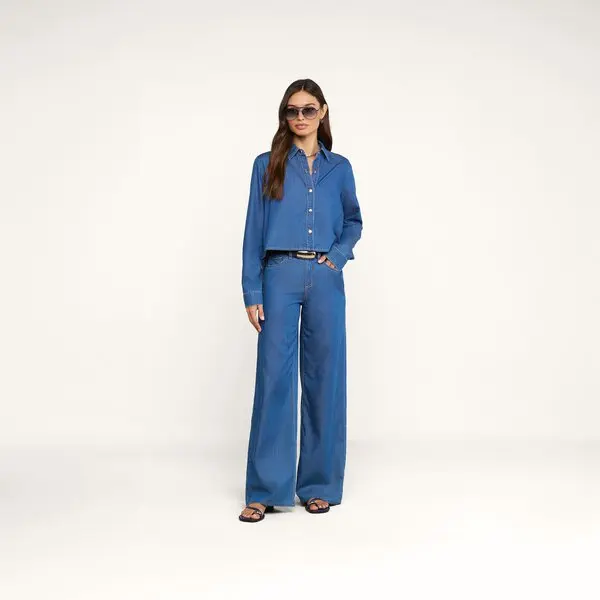 L'Agence Annette Chambray Shirt