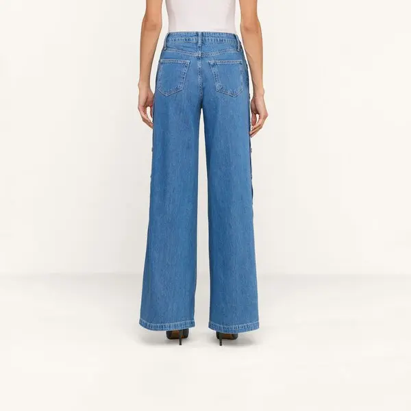 L'Agence Jennings Snap Wide-leg Jean