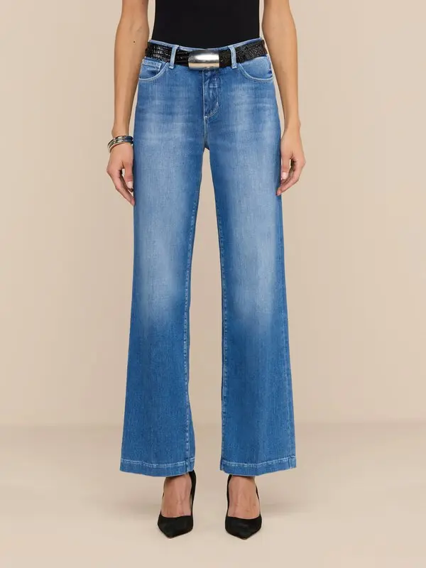 L'Agence Scottie Wide-leg Jean - Sullivan