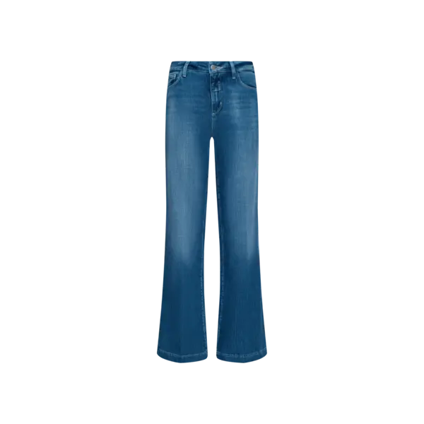 L'AGENCE Scottie Wide-leg Jean In Indigo