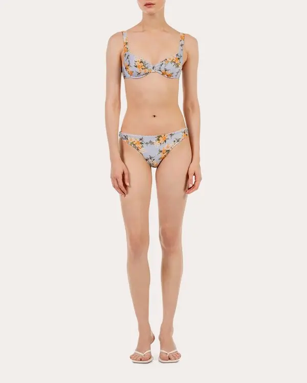 Agua Bendita Hacienda Valle Underwire Bikini Top Elastane/polyester/polyamide