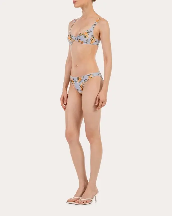 Agua Bendita Hacienda Valle Underwire Bikini Top Elastane/polyester/polyamide