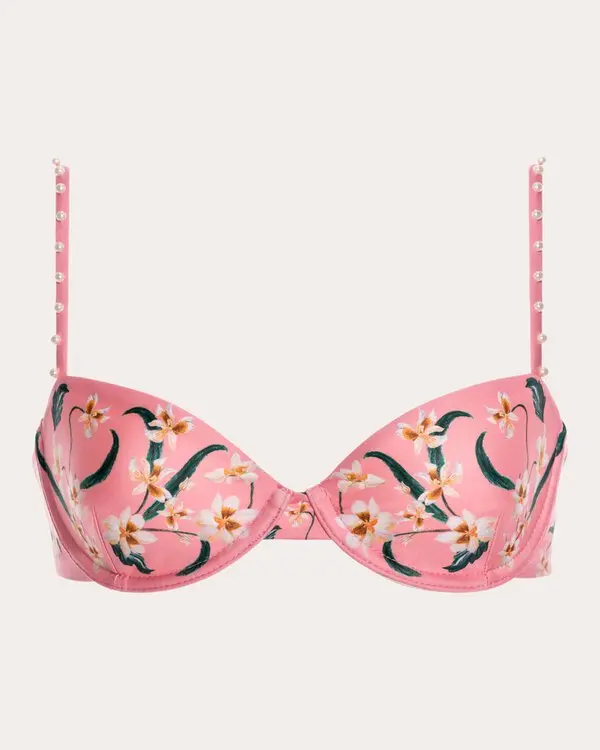 Agua Bendita Magdalena Promesa Underwire Bikini Top - Pink