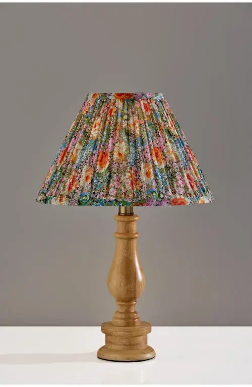 ADESSO Faye Wood Table Lamp