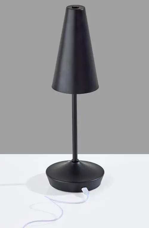 ADESSO Flynn Cordless Led Table Lamp - Black