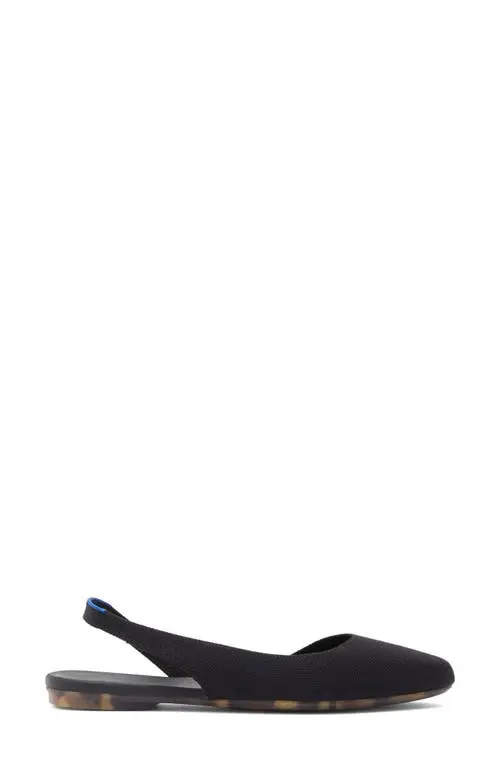Rothy's The Almond Slingback - Black