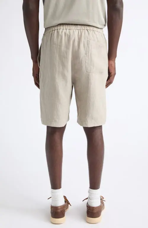 Sunspel Drawstring Linen Shorts