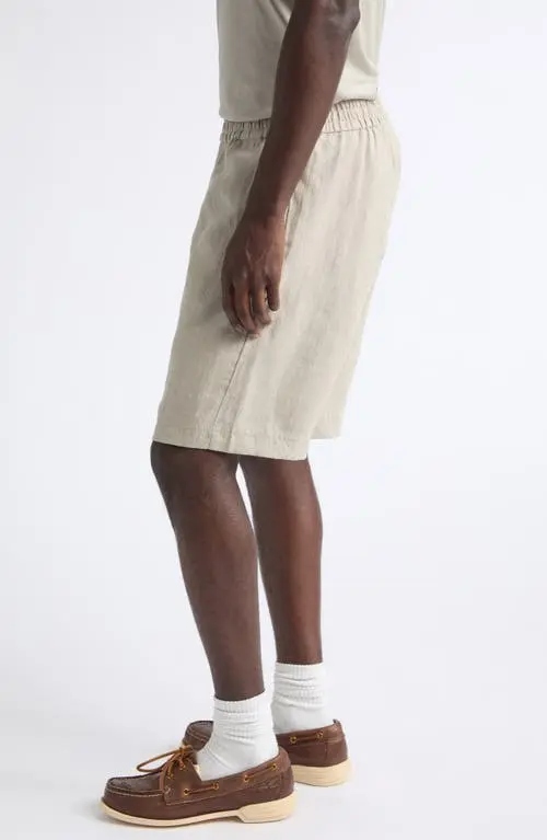 Sunspel Drawstring Linen Shorts