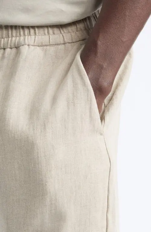 Sunspel Drawstring Linen Shorts