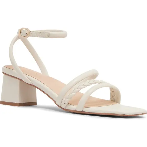 FRANKIE4 Ramsay Block Heel Sandal - Chalk Braid