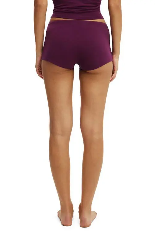 Cotton:on Dreamy Soft Tie Micro Short - Blackcurrant