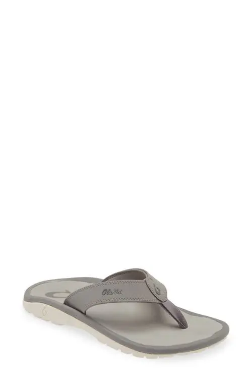 Olukai Ohana Flip Flop - Graphite/graphite