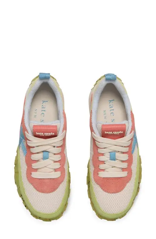 Kate Spade New York K" Initial Low Top Sneakers - Melon Ball Multi