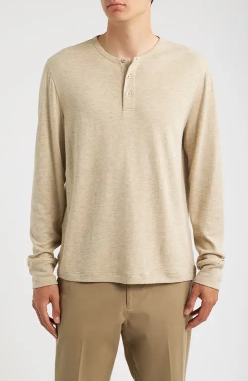 Vince Long Sleeve Pima Cotton & Modal Henley