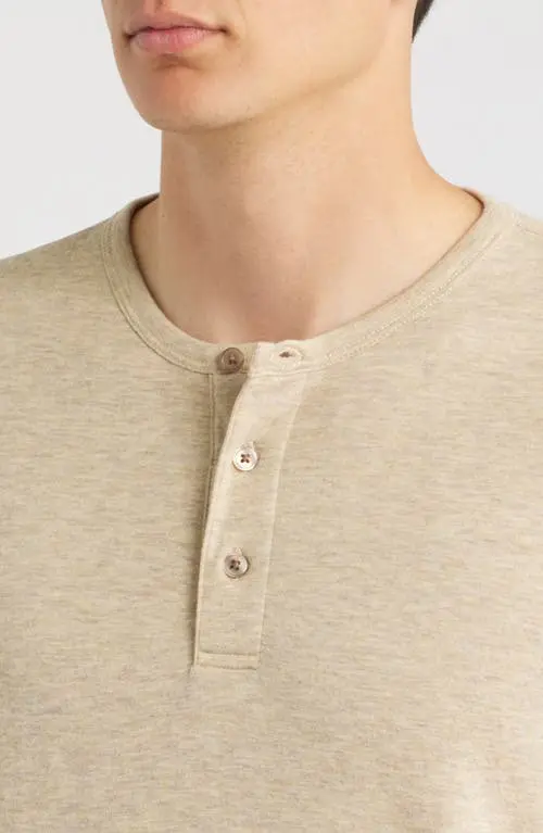 Vince Long Sleeve Pima Cotton & Modal Henley